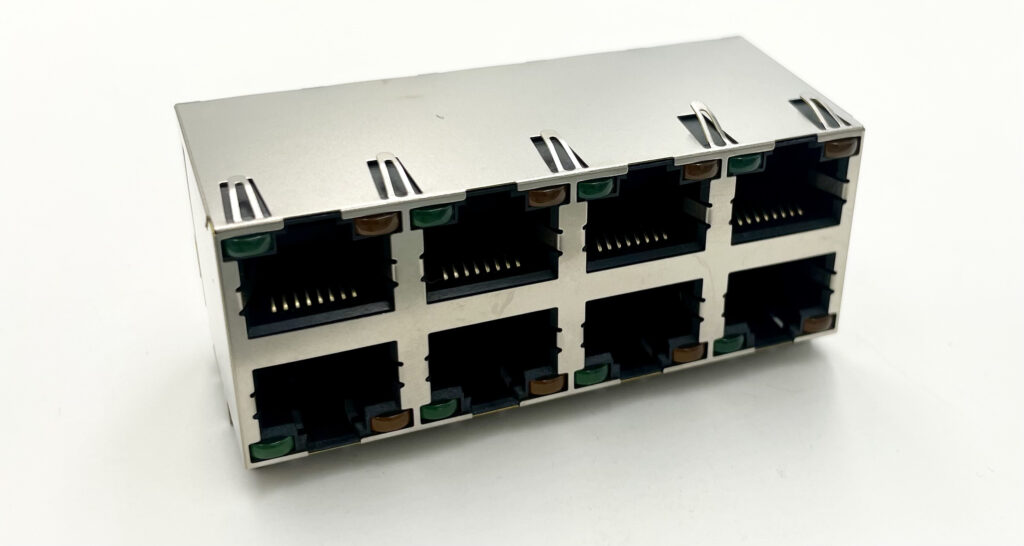 RJ45 2x4 LED Connector - 堅詠